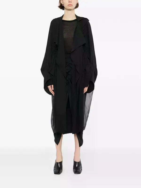 GAZ DE LIN Shirred Coat