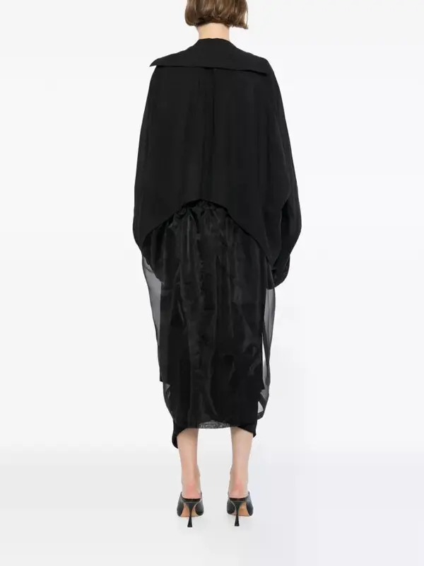 GAZ DE LIN Shirred Coat