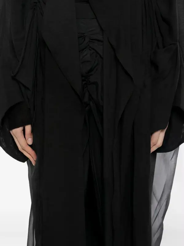 GAZ DE LIN Shirred Coat