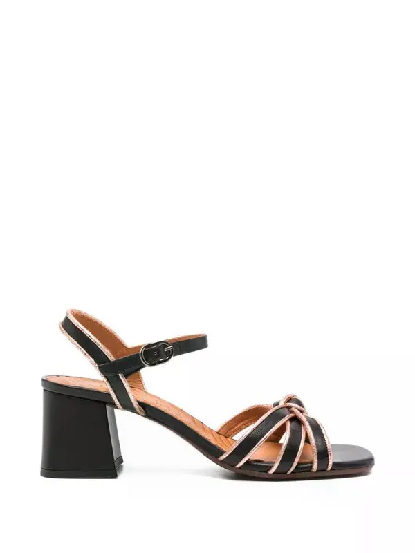 Chie Mihara Leilah Crossover Sandals - Black