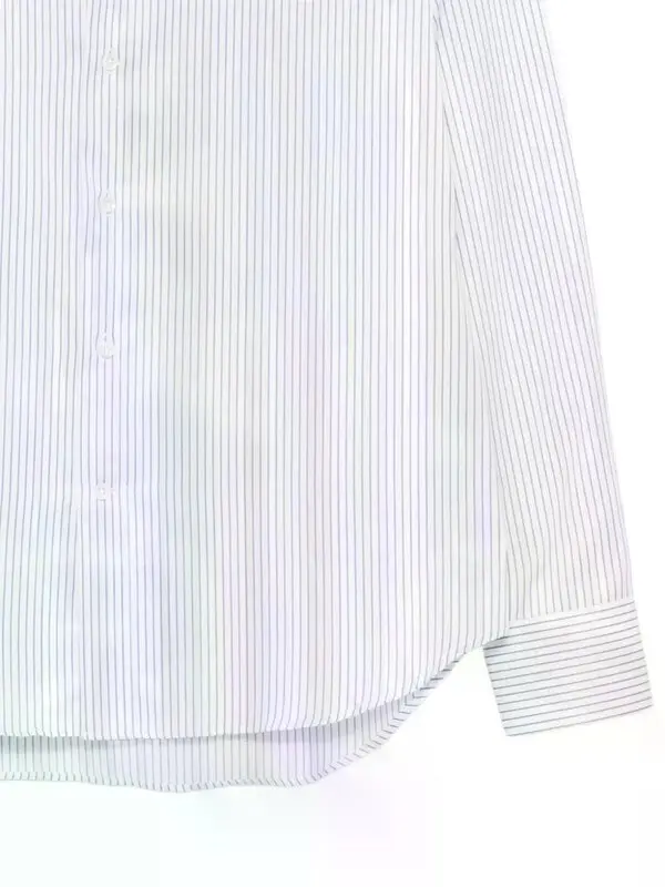 Canali Striped Shirt - White