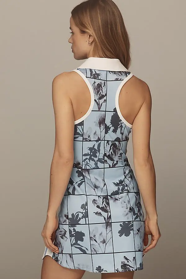 Daily Practice Quarter-zip Mini Polo Dress