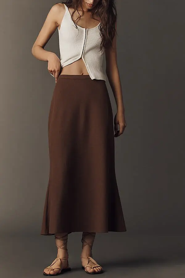 Maeve Knit Trumpet Skirt