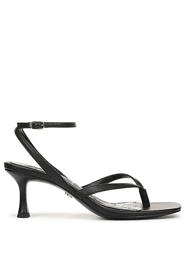 Sam Edelman Paxton Heeled Sandals With Ankle Strap - Black