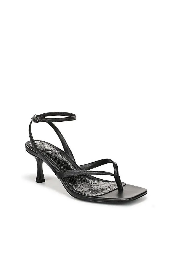 Sam Edelman Paxton Heeled Sandals With Ankle Strap - Black