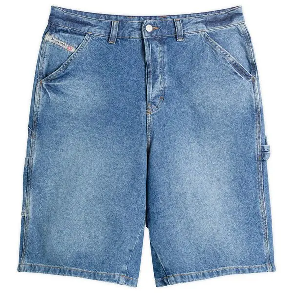 DIESEL 1997 Livery Denim Shorts - Blue
