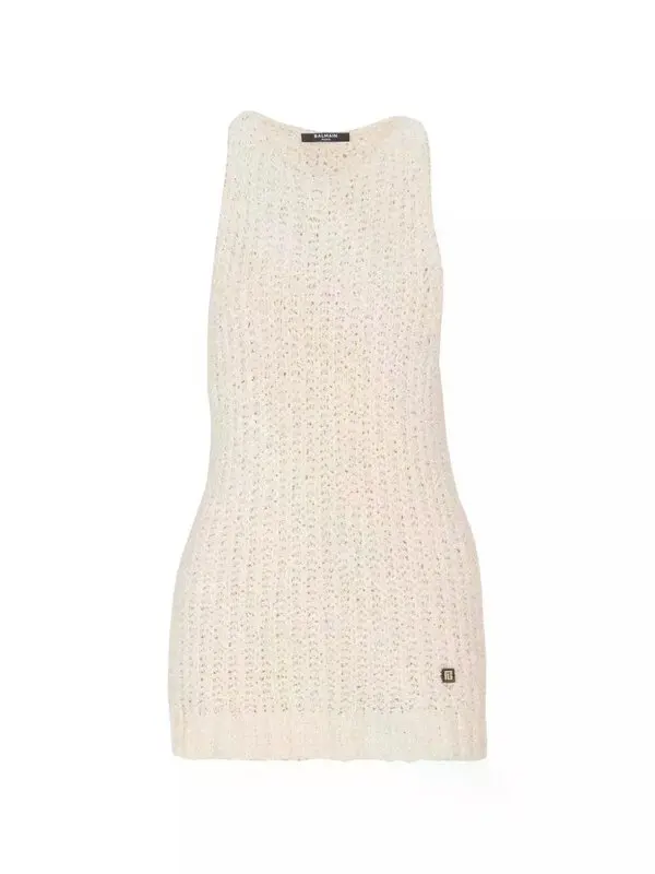 Balmain Logo-detail Vest