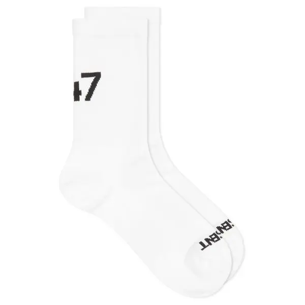 REPRESENT 247 Numbers Sock - Flat White