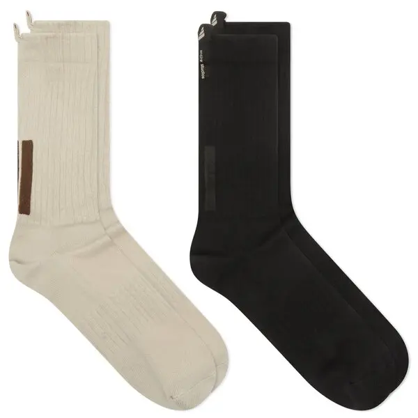 Adidas X Entire Studios Regular Socks 2 Pack - Black/light Brown
