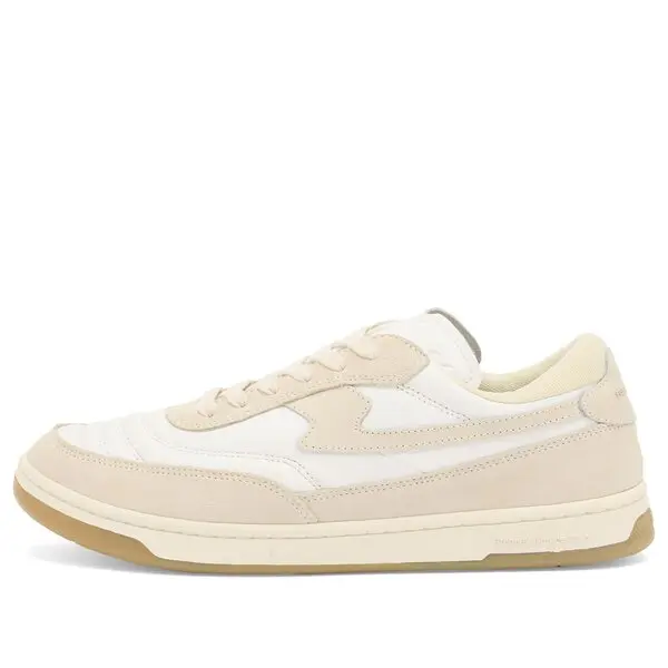 S.W.C STEPNEY WORKERS CLUB Casson S-strike Leather Suede Sneakers - White