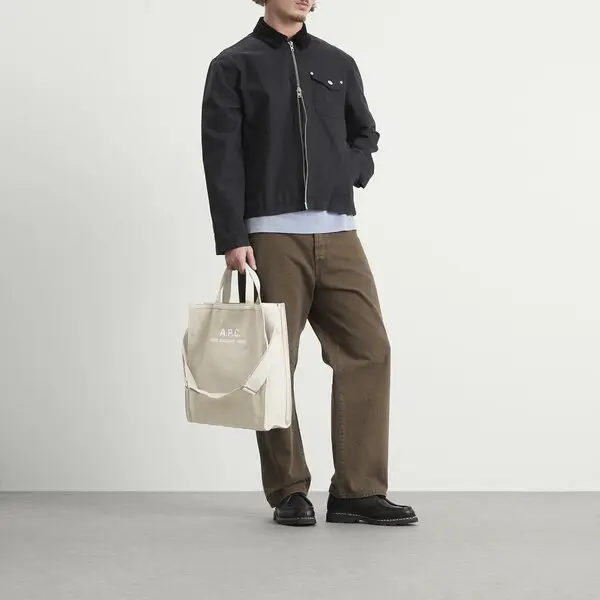 A.p.c. Recuperation Tote Bag - Light Grey
