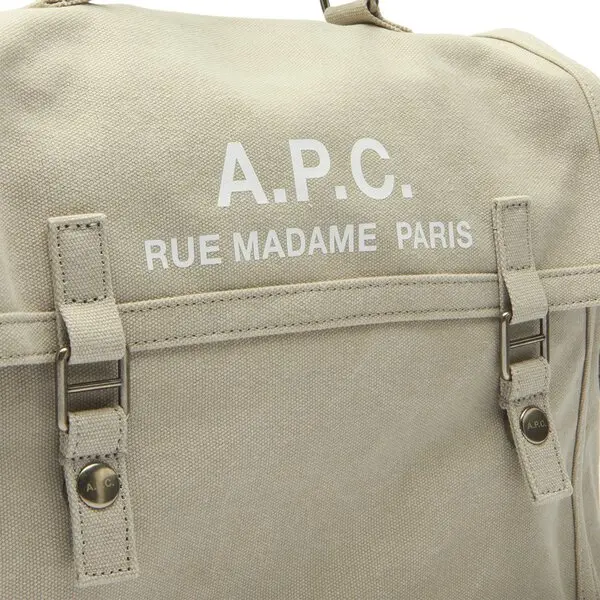 A.p.c. Recuperation Messenger Bag - Light Grey