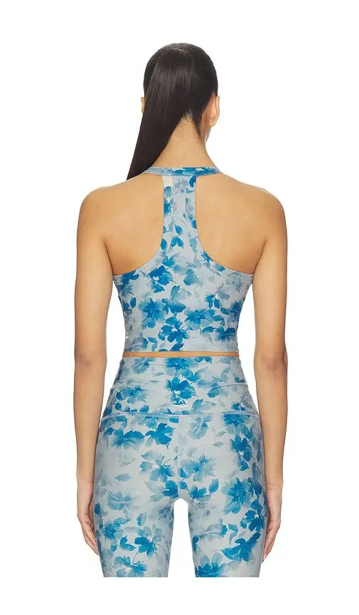 Beyond Yoga Softmark On The Up Cropped Tank Top - Blue