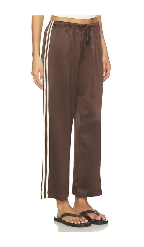 Donni. Silk Stripe Crop Pant