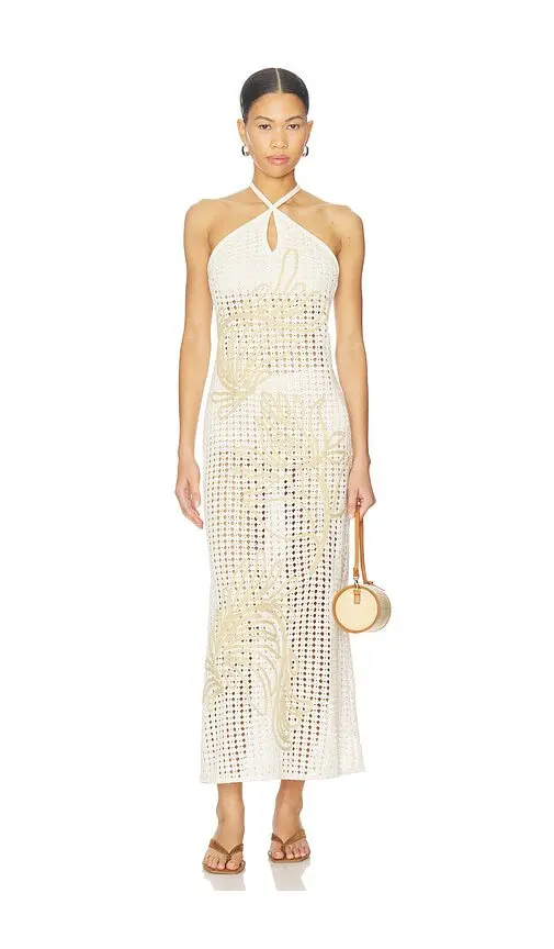 Agua Bendita X Revolve Mabi Crochet Dress - Ivory