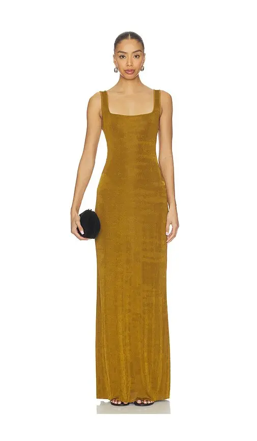 SEROYA Luna Dress - Olive