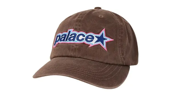 PALACE P Star 6panel Cap - Brown