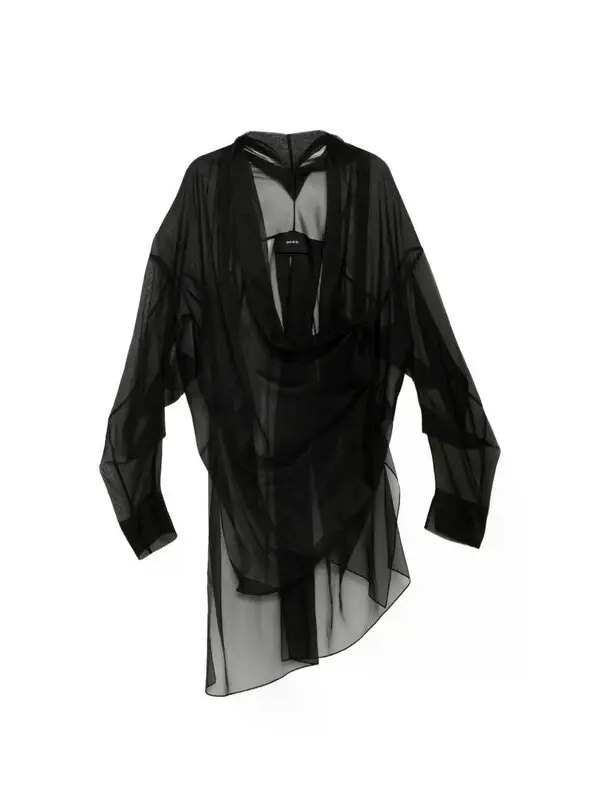 GAZ DE LIN Draped Blouse