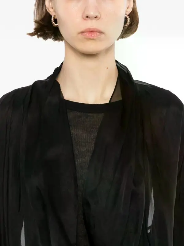 GAZ DE LIN Draped Blouse