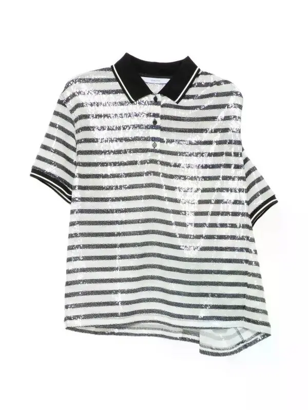 PUSHBUTTON Striped Polo Shirt