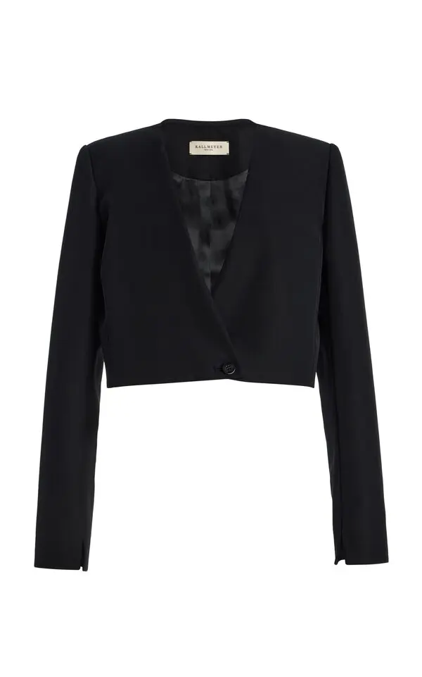 KALLMEYER Wool-blend Cropped Blazer