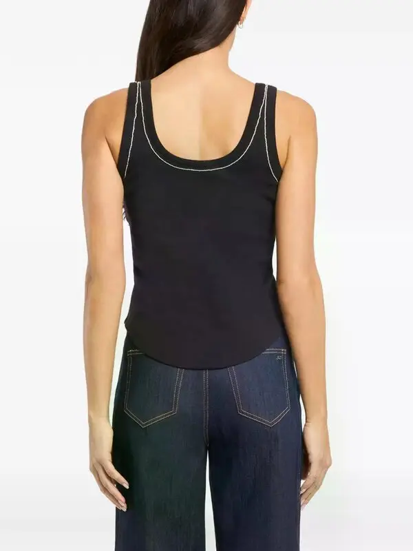 Cinq À Sept Embellished Tank Top - Black