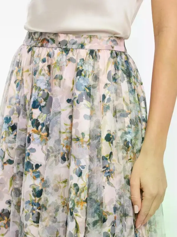 Cinq À Sept Sofia Floral Midi Skirt