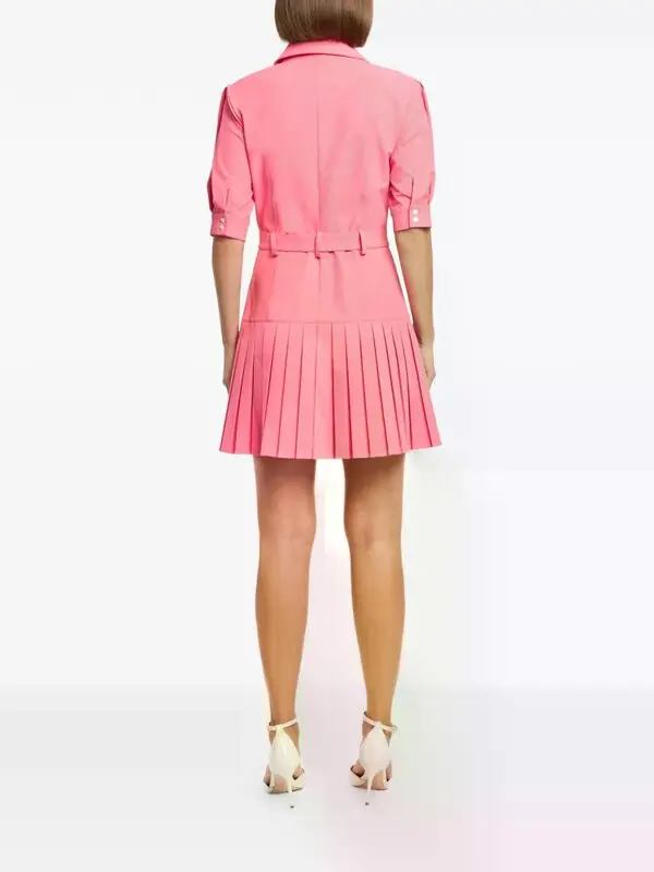 Cinq À Sept Moriah Pleated Mini Dress - Pink