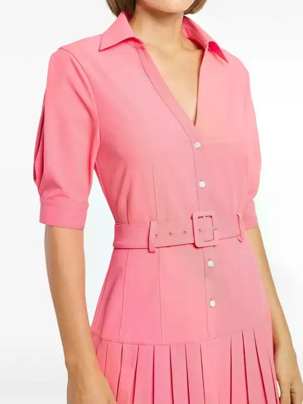Cinq À Sept Moriah Pleated Mini Dress - Pink