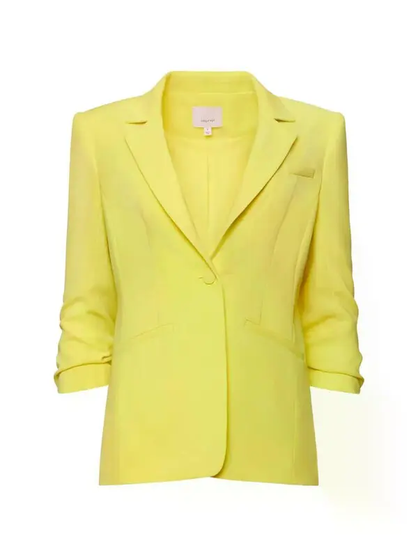 Cinq À Sept Khloe Crepe Blazer - Yellow
