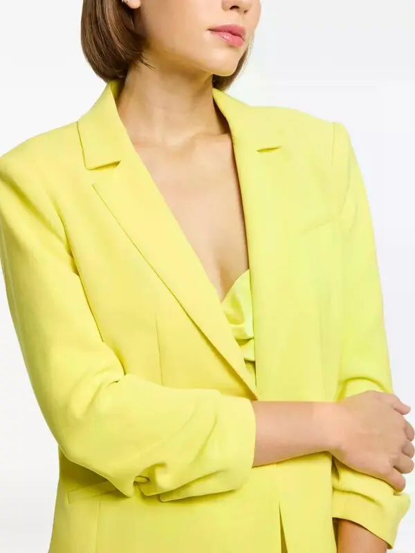 Cinq À Sept Khloe Crepe Blazer - Yellow