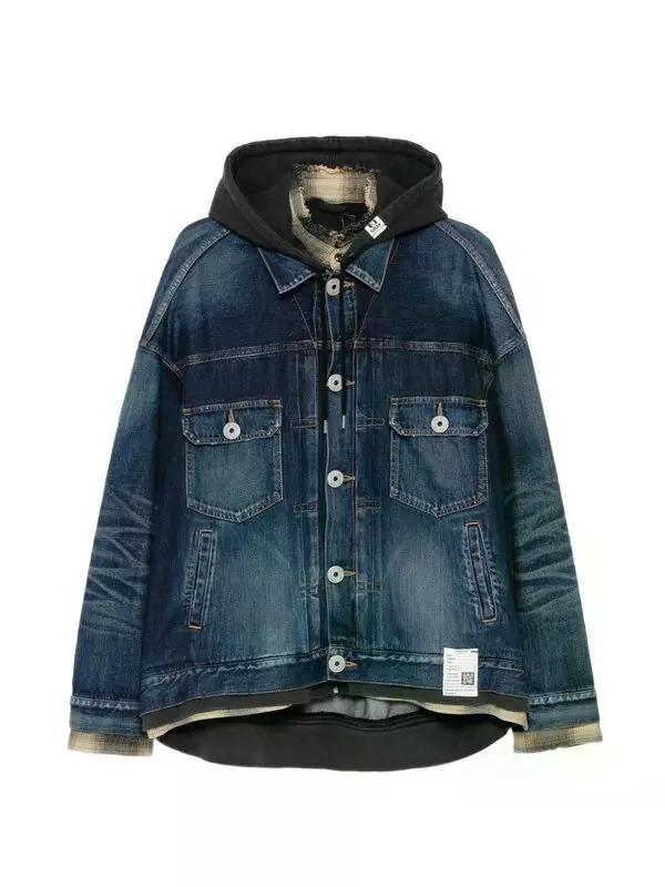 Mihara Yasuhiro Hooded Denim Jacket