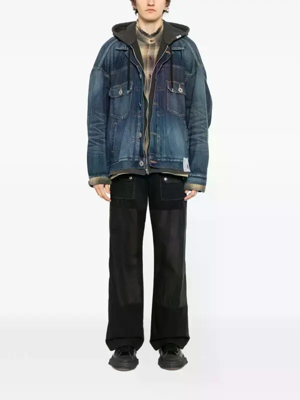 Mihara Yasuhiro Hooded Denim Jacket