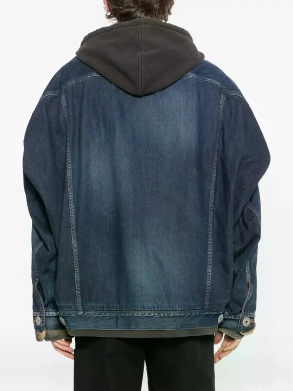 Mihara Yasuhiro Hooded Denim Jacket