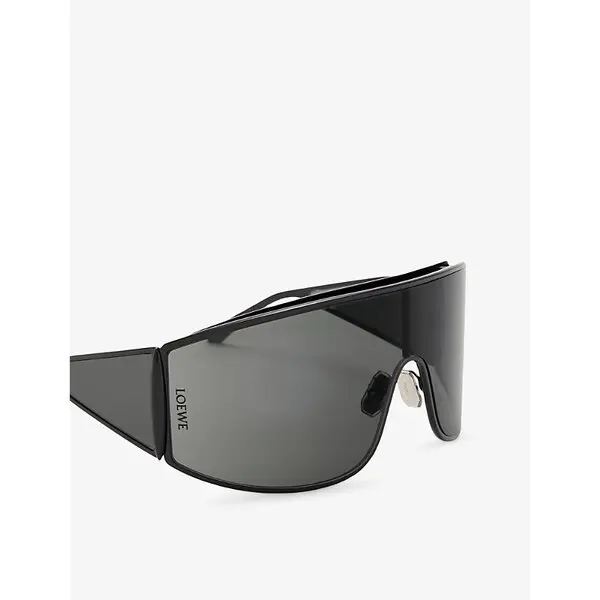 Loewe Speed Shield Metal Sunglasses - Black