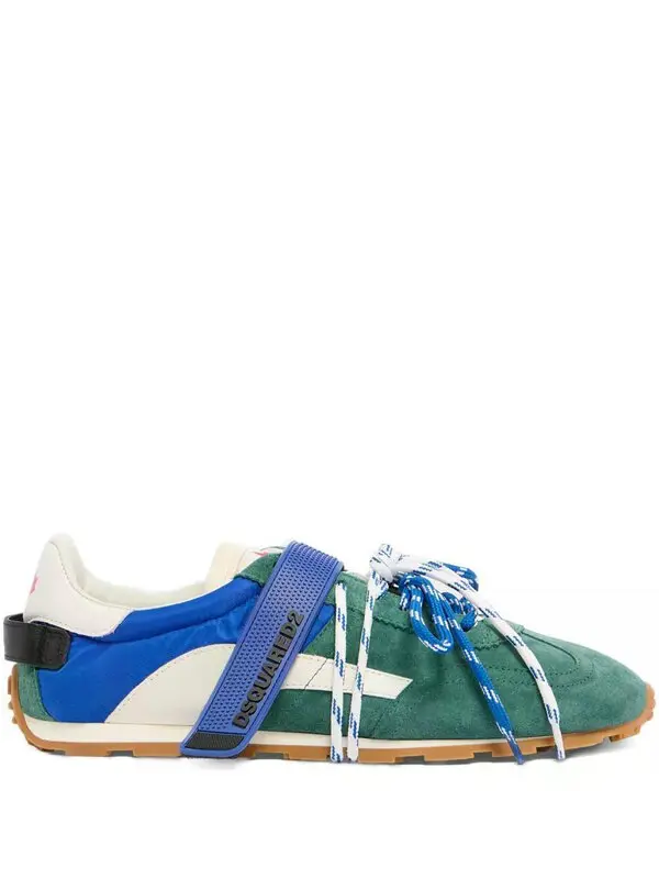 Dsquared2 Maple Leaf Strap Sneakers - Green