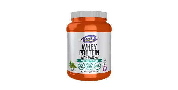 NOW FOODS Whey Protein With Matcha Powder - No Color