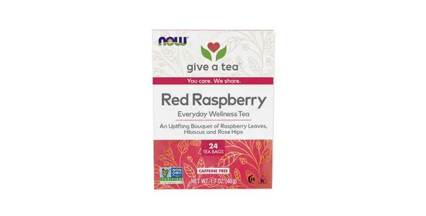 NOW FOODS Righteous Raspberry Tea - No Color