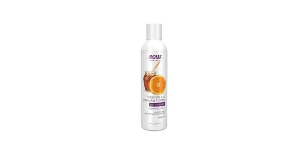 NOW FOODS Vitamin C & Manuka Honey Gel Cleanser - No Color