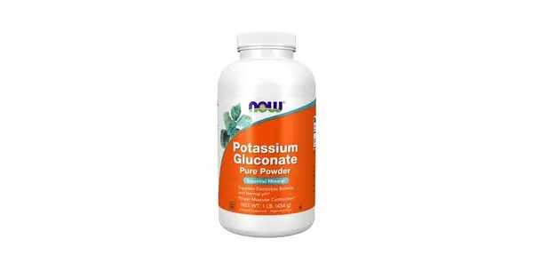 NOW FOODS Potassium Gluconate - No Color