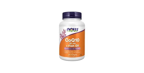 NOW FOODS Coq10 With Omega 3 Fish Oil - No Color
