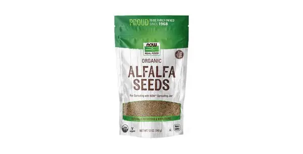 NOW FOODS Alfalfa Seeds - No Color