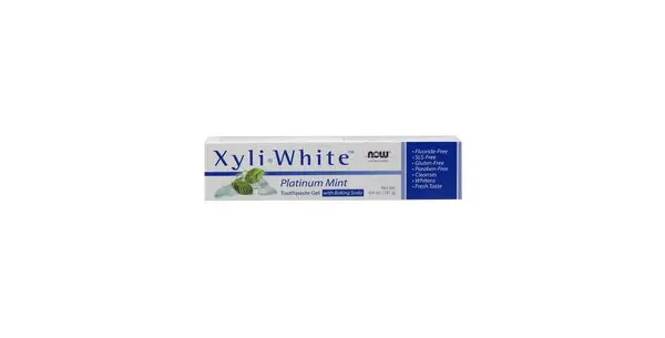 NOW FOODS Xyliwhite Platinum Mint With Baking Soda Toothpaste - No Color