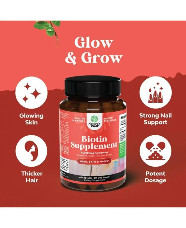 NATURE'S CRAFT Biotin Capsules
