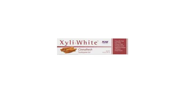 NOW FOODS Xyliwhite Cinnafresh Toothpaste Gel - No Color