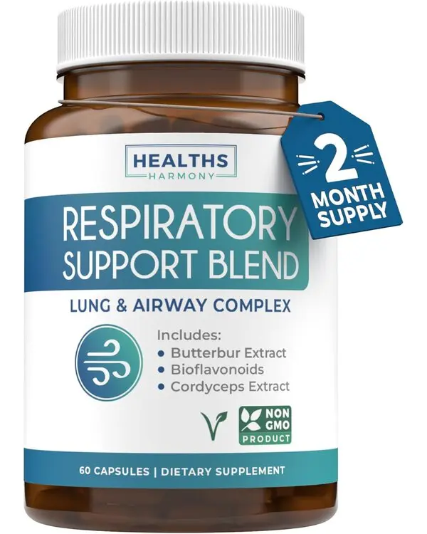 HEALTHS HARMONY Respiratory Support Blend Capsules - No Color