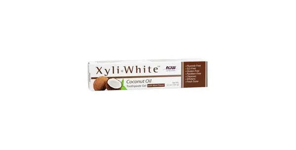NOW FOODS Xyliwhite Coconut Oil Toothpaste Gel - No Color