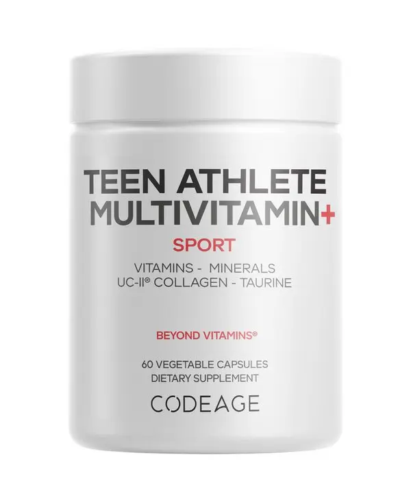 CODEAGE Teen Athlete Multivitamin+ Sports Supplement - No Color