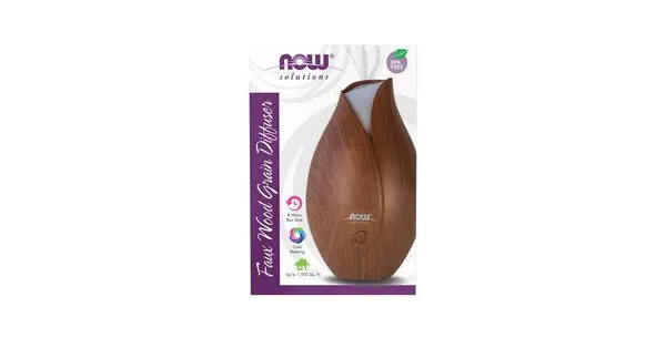 NOW FOODS Ultrasonic Faux Wood Grain Diffuser - No Color