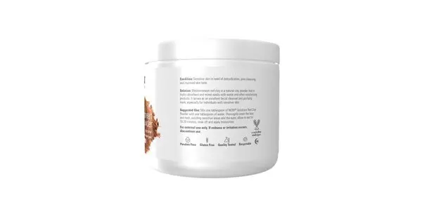 NOW FOODS Red Clay Powder Moroccan